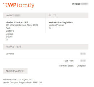 How to Download your Invoice? - WPfomify