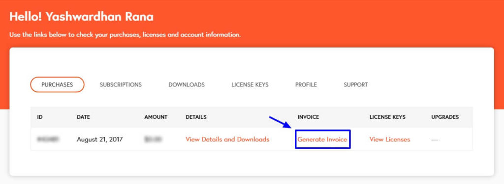 How to Download your Invoice? - WPfomify
